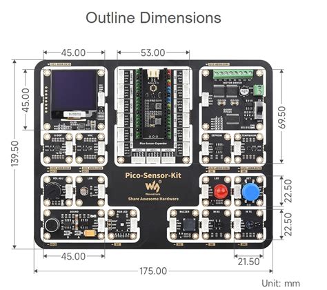 buy raspberry pi pico entry level sensor kit including pico expansion