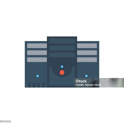 mainframe vector icon style illustration stock illustration download