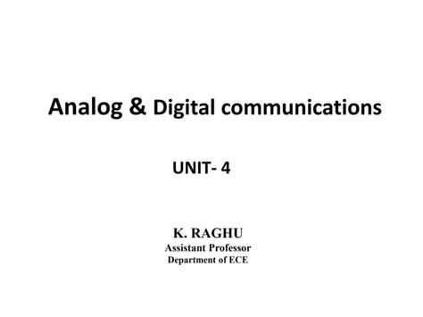 Digital Communication Sytems Ppt
