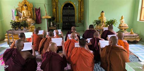 ပတ္တနိက္ကုဇ္ဇနကံဆောင်သပိတ်၌ ရေဦးမြို့မှသံဃာများပါဝင်လာ Bur Mizzima Com