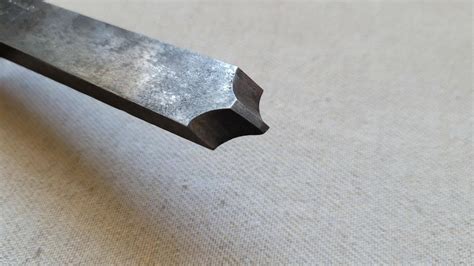 Vintage Winged V Pointed Socket Type Woodworking Chisel Vinty