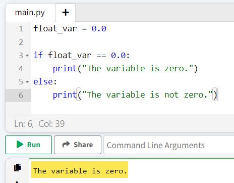 How To Check If A Float Variable Is Empty In Python