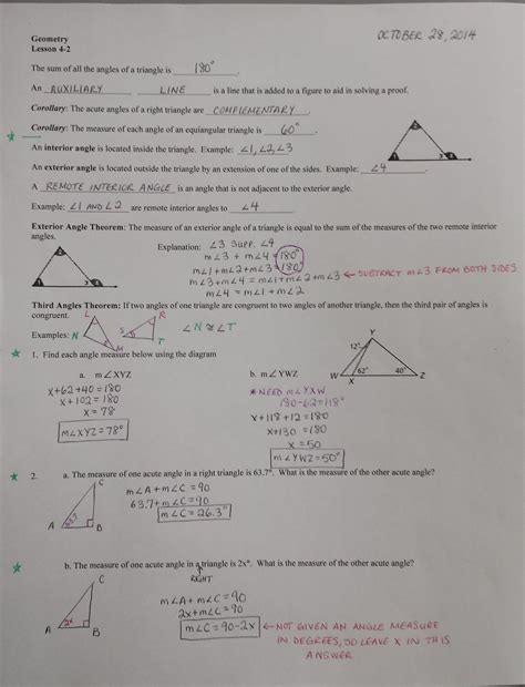 Geometric Proofs Worksheet With Answers E