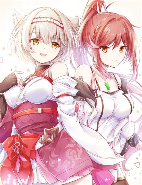 Mio And Glimmer Xenoblade Chronicles And More Drawn By Ui Frara Danbooru