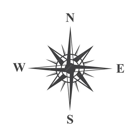 Premium Vector Vector Compass Icon Compass Illustration