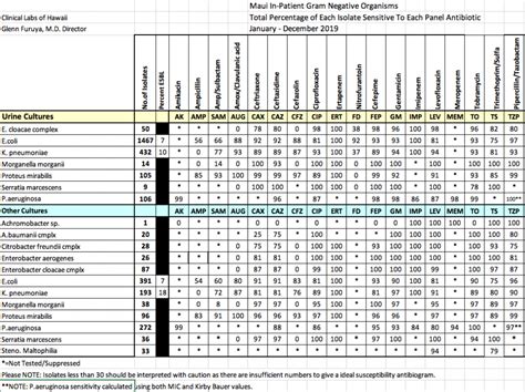 🌟 2019 Antibiogram Mmg Hospitalists
