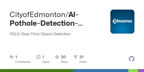 GitHub CityofEdmonton AI Pothole Detection Using YOLO YOLO Real Time Object Detection