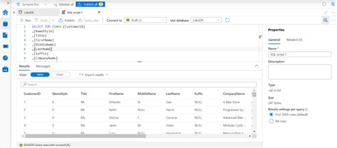 Getting Started With Azure Synapse Lake Database And Lake Tables
