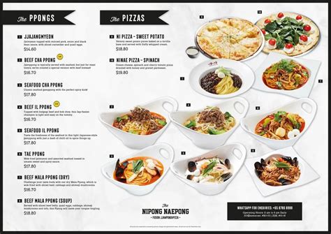 Nipong Naepong Menu Singapore And Updated Prices April 2025