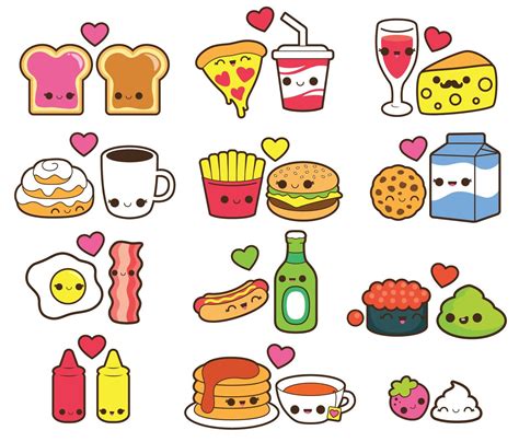 Cute Drawings Of Food
