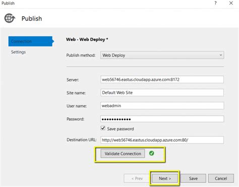 How To Web Deploy From Visual Studio Part 2