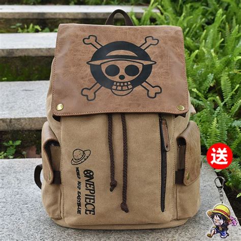 애니메이션 원피스 루피 학교 가방 학생 중학교 캔버스 가방 캔버스 숄더백 백 세컨더리 애니메이션 배낭 Aliexpress
