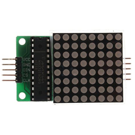 max7219 8x8 3mm dot matrix led display module board red