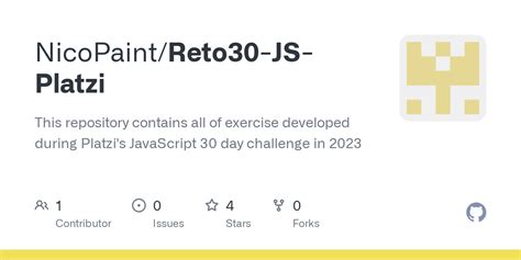 GitHub NicoPaint Reto JS Platzi This Repository Contains All Of Exercise Developed During