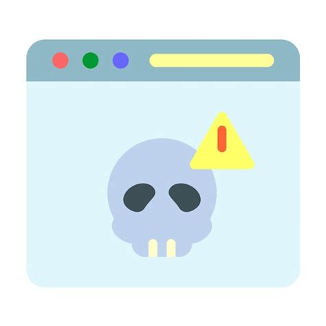 Premium Vector Website Hacked Icon Style