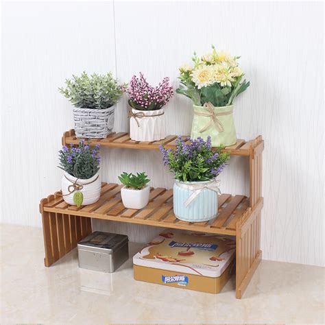 Table Small Flower Stand Desktop Succulent Plant R Vicedeal