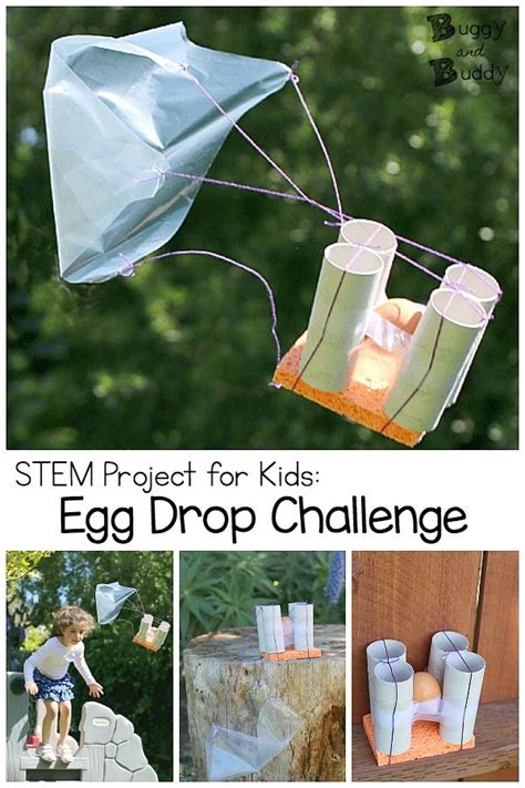 Egg Drop Challenge With Free Planning Printable Stem Projects For
