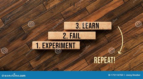 Blocks With Message Experiment Fail Learn And Repeat 3d Rendered