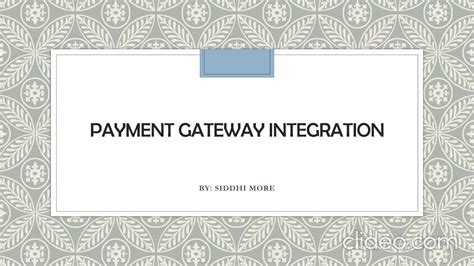 Siddhi More On Linkedin Task3 Gripseptember21 Intern Paymentgatewayintegration Html Css