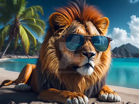 Chill Lion 3 By Theraceai On Deviantart