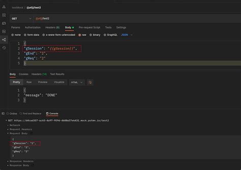 Using A Previous Postman Requests Json Response Data For The Following
