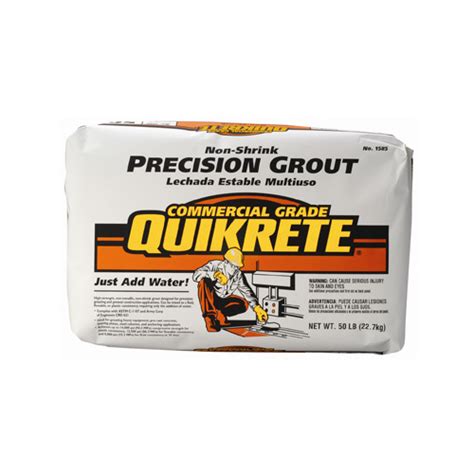 Quikrete 1585 00 50 Gry Fast Non Shrink Grout Gray Buy Now