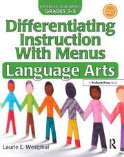 Differentiating Instruction With Menus Language Arts Grades 3 5 2