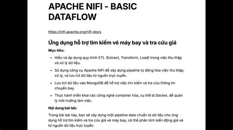 Apache Nifi Basic Dataflow With Obito Youtube