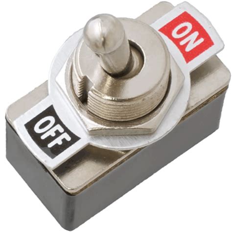 SPST Toggle Switch With On Off Label Plate Toggle Switch Toggle Switch