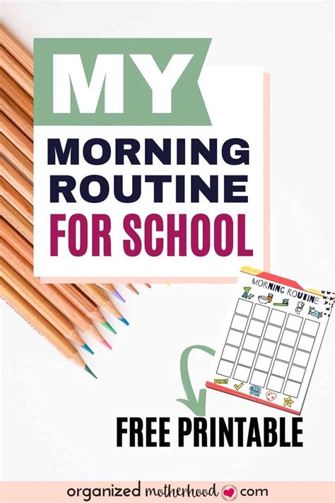 My Morning Routine For School Simple Tricks To Create Better Habits Before Going To Class In
