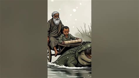 និទានខ្មែរ រឿង បុរសបររទេះនិងកូន ជួបក្រពើ Youtube