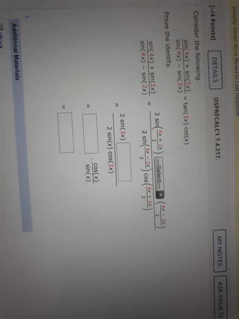 Solved Viewing Saved Work Revert To Last Response My Notes