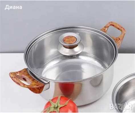 Кухненски комплект за готвене с охлаждащи дръжки 12 части в Съдове за готвене в гр София