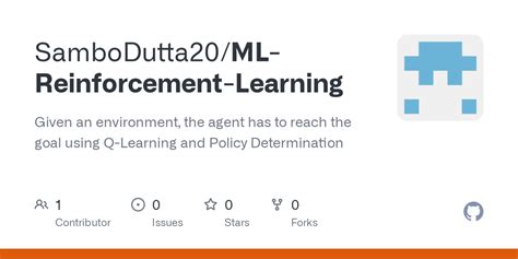 GitHub SamboDutta ML Reinforcement Learning Given An Environment The Agent Has To Reach