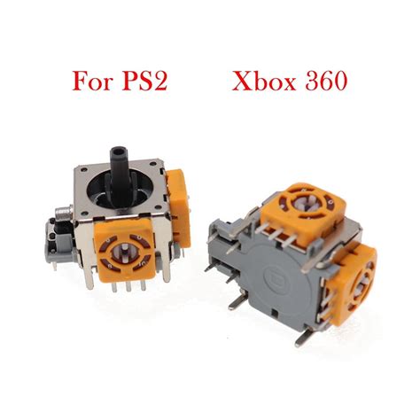 2 X 3d Analog Joystick For Xbox 360 Ps2 Ps3 Controller 3d Analog Thumb