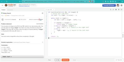 Mohammad Kavish On Linkedin Day13 Binarysearch Algorithmmastery