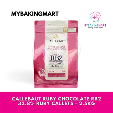 Callebaut Ruby R2 Ruby Callet Chocolate Couverture 32 8 2 5kg