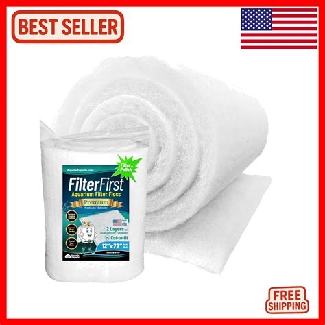 Exercise Props Maxtbee Aquarium Filter Floss Roll 12x72 Inches Dual