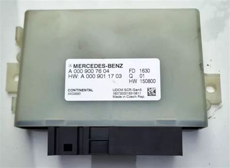Mercedes Adblue Control Module Unit Egr Ecu W205 W213 W177 W907 Scr A0009007604 £16 99 Picclick Uk