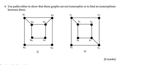 solved use paths either to show that these graphs are not