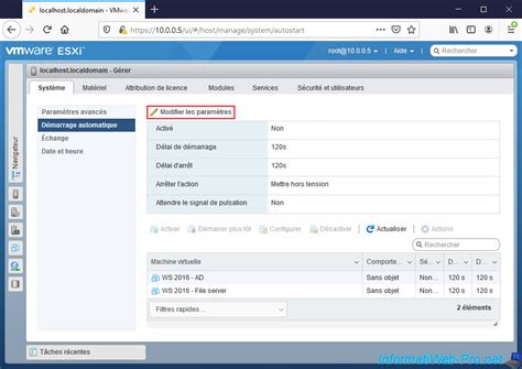 Put The Vmware Esxi 6 7 Server In Maintenance And Manage The Automatic Shutdown And Startup Of