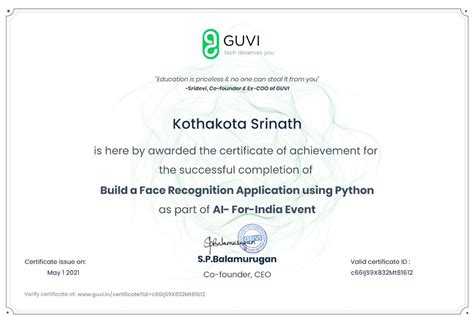 Kothakota Srinath On Linkedin Aiforindia Guvi Python3