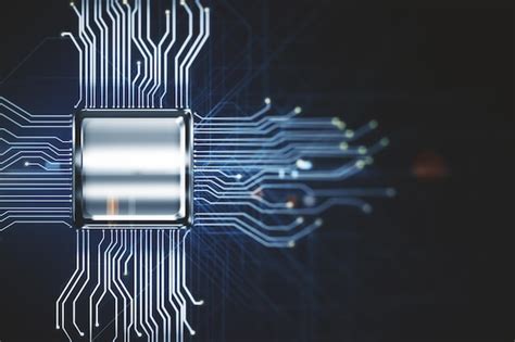 Premium Photo Abstract Circuit Chip