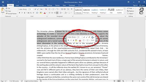 How To Show Mini Toolbar On Selection In Word Youtube