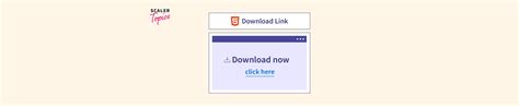 How To Create An Html Download Link Scaler Topics