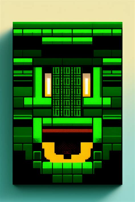 Epic Face Minecraft Pixel Art