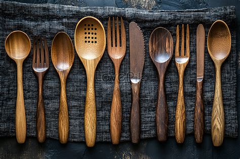 나무 나이프와 포크