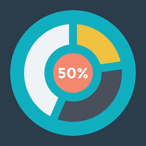 Donut Pie Chart 6365853 Vector Art At Vecteezy