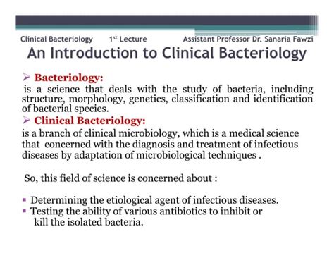 Clinical Bacteriology 1 22 Pdfpdf