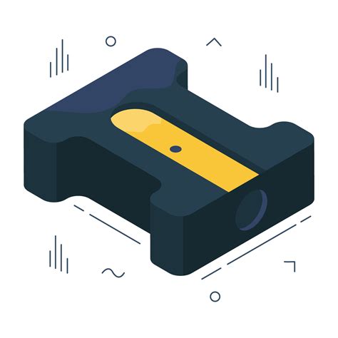 Conceptual Isometric Design Icon Of Sharpener 41013713 Vector Art At Vecteezy